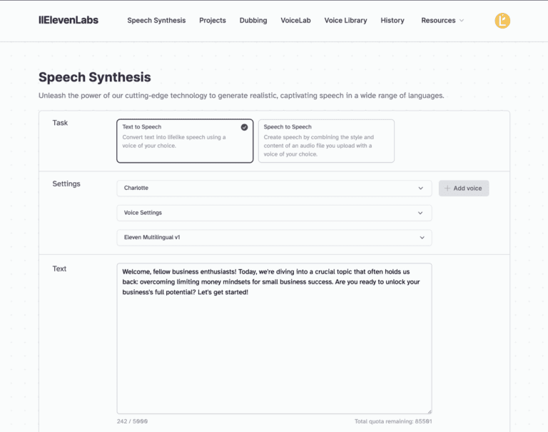Tools We Love: ElevenLabs Text-to-Speech - Lemontrii